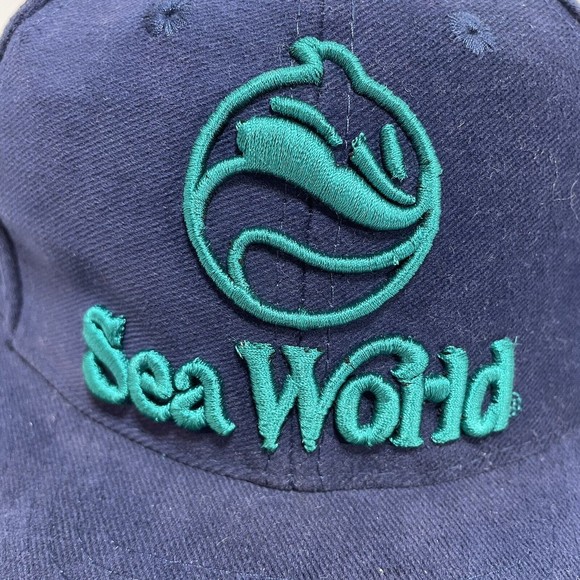 Sea World | Accessories | Vintage Sea World Hat Dark Blue Cap ...